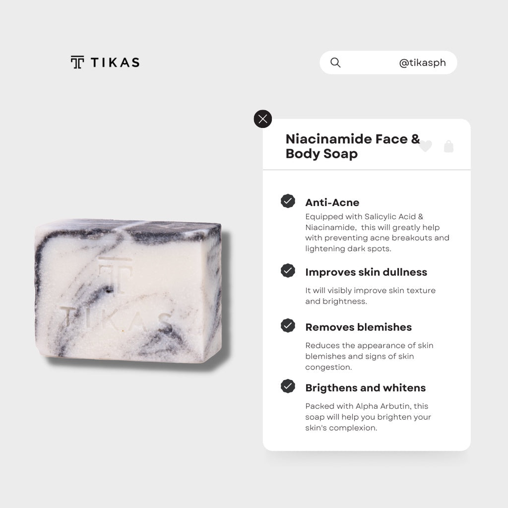 Tikas Niacinamide Body and Face Soap [Set of 2]